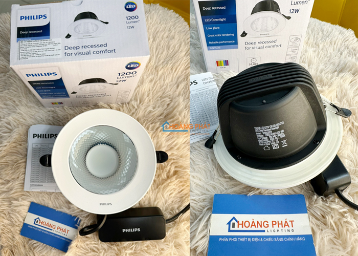 Đèn led âm trần 12W DN350B LED12 D125 Philips